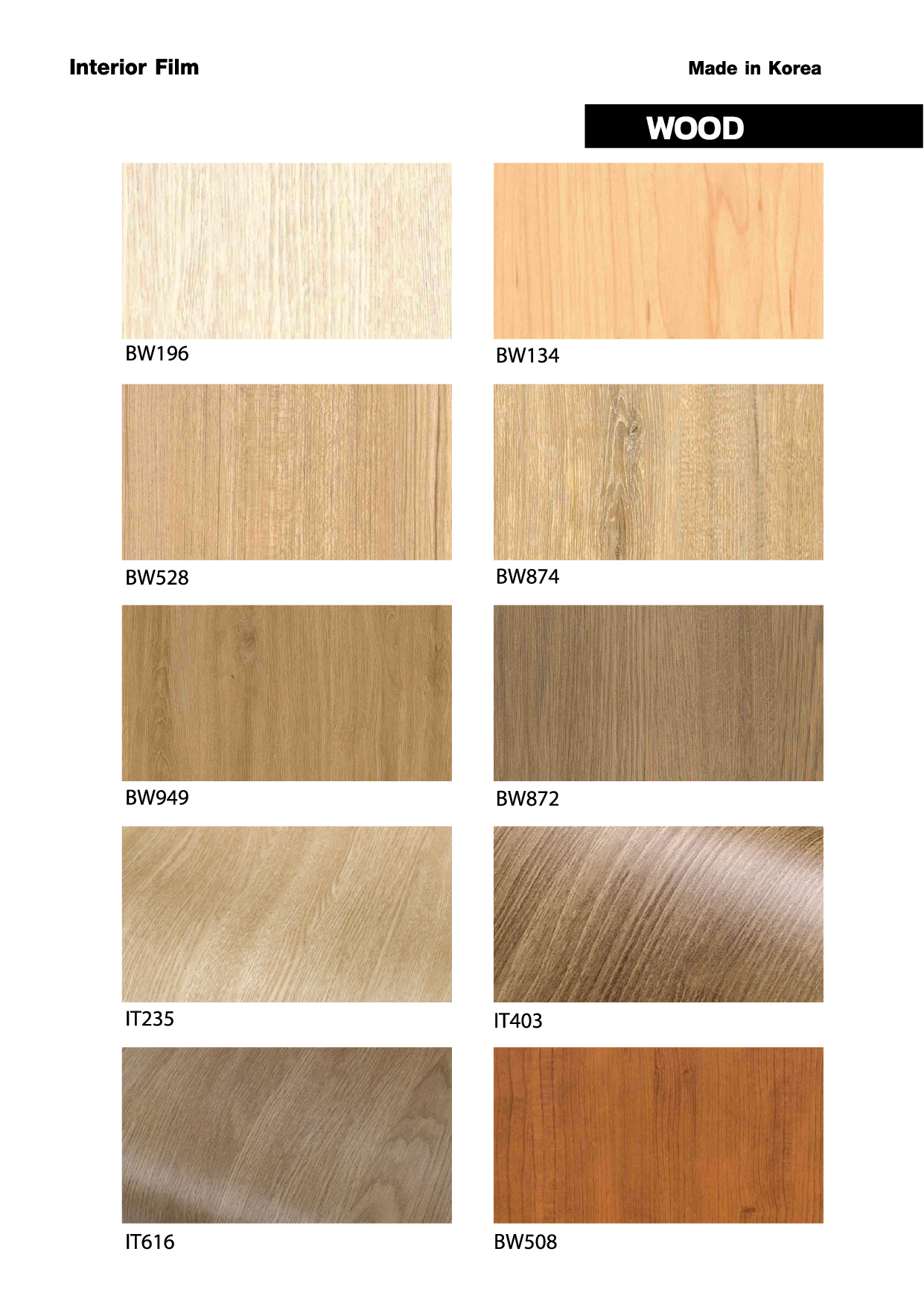 Interior film patterns stock – BC 1982